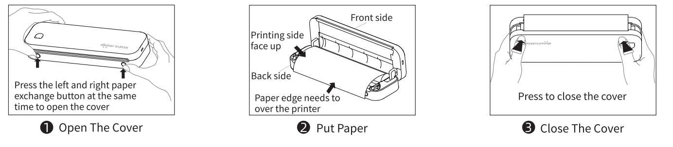 ITP01/A40 printer---A4 roll paper – MUNBYN Help Center