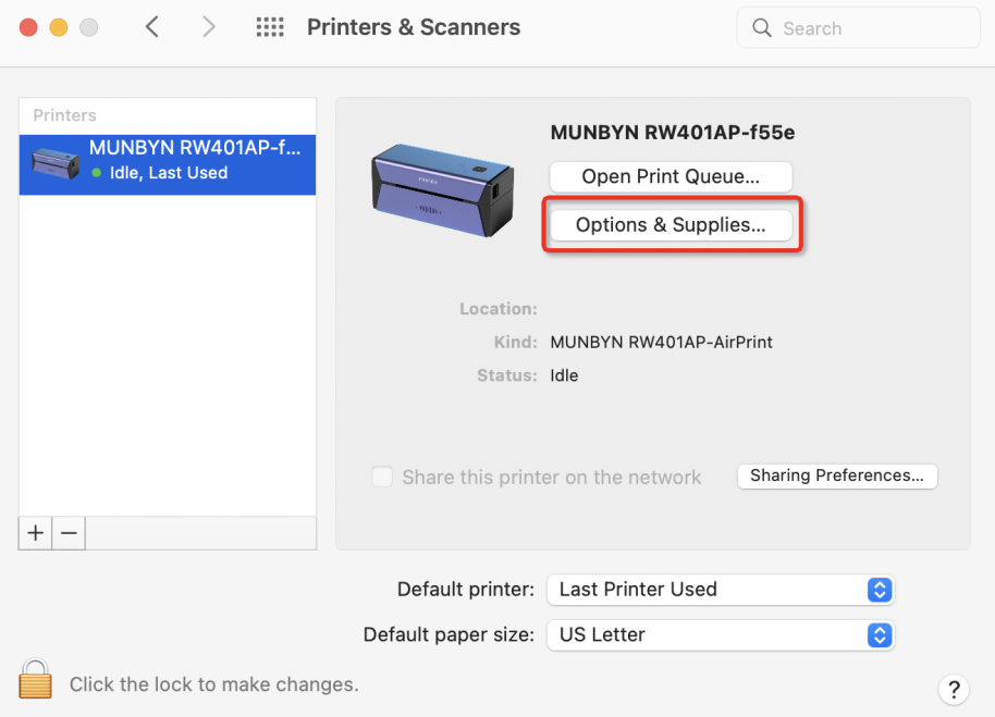 RW401AP firmware upgrade tutorial (MAC) – MUNBYN Help Center