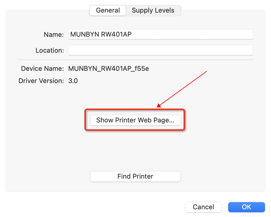 RW401AP firmware upgrade tutorial (MAC) – MUNBYN Help Center
