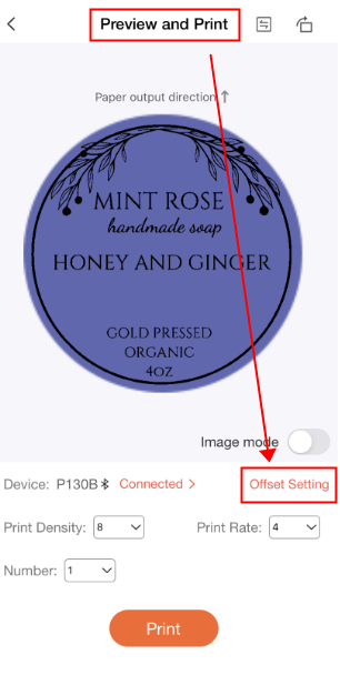 ITPP941B How to adjust the print offset of the device? – MUNBYN Help Center